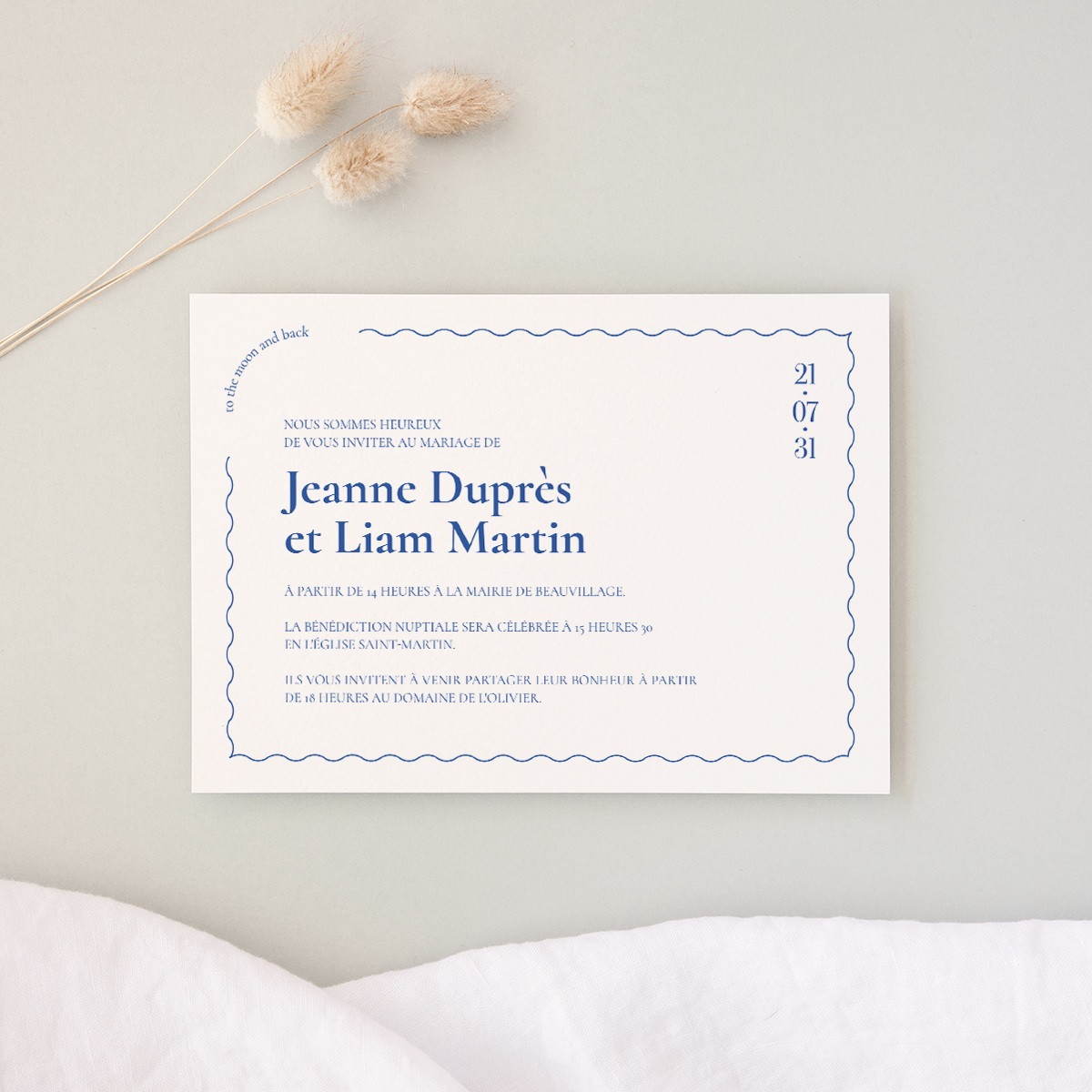 Faire-part de mariage design : modèles personnalisables uniques ...