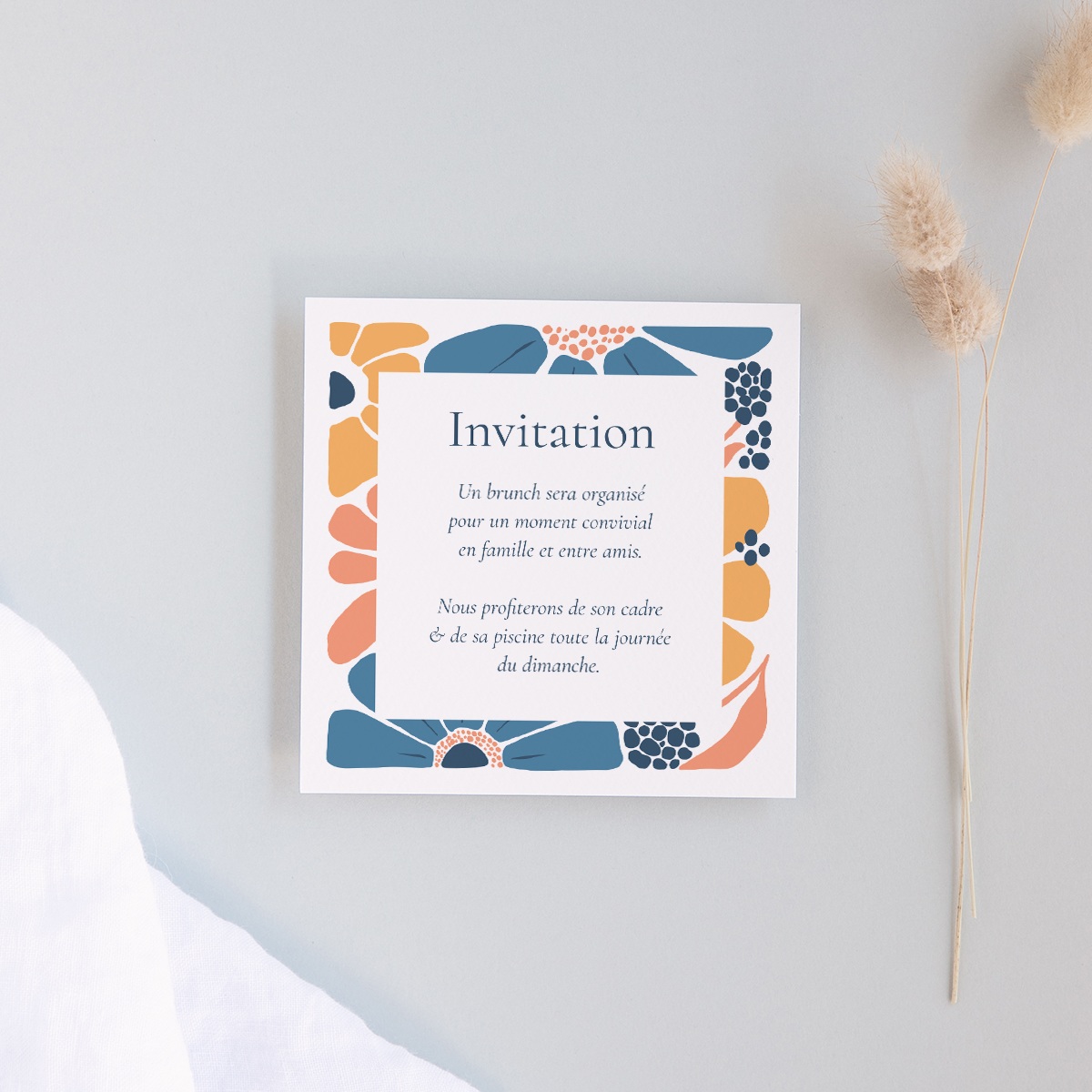 Carte d'invitation mariage originale : 105 modèles personnalisables ...