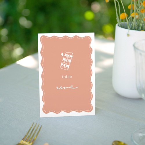 Marque table mariage : 119 modèles personnalisables (satisfait ou ...